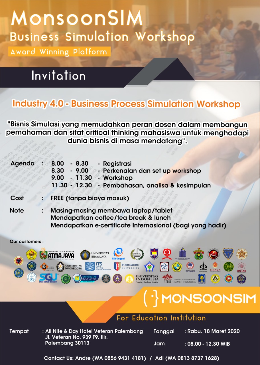 MonsoonSIM Business Simulation Workshop (Palembang)